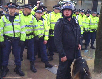 Far-right EDL outnumbered in Bolton, police try to even the odds ...