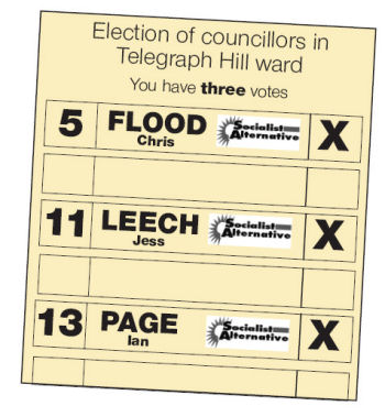 Vote Chris Flood, Jess Leech and Ian Page in Lewisham - Socialist Party