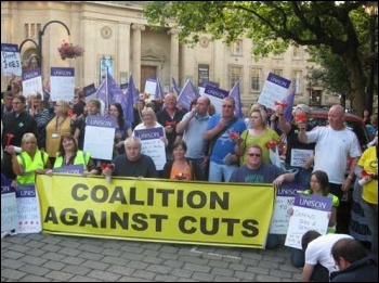 Protest against Bolton council's cuts - Socialist Party