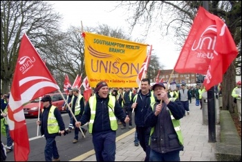 Unison conference - No to pension attacks - Socialist Party