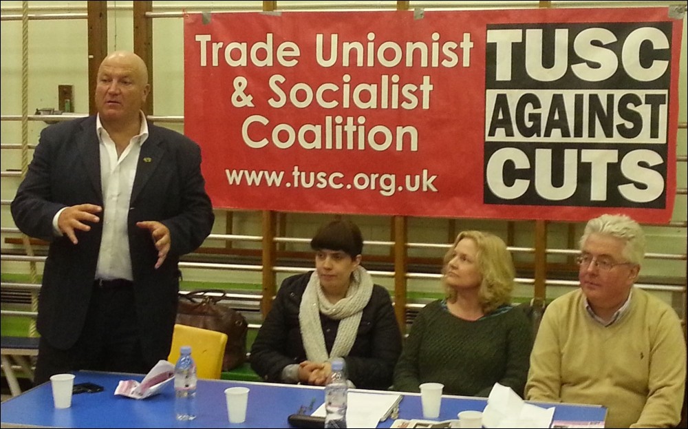 TUSC Gospel Oak byelection rally: Offering an alternative - Socialist Party