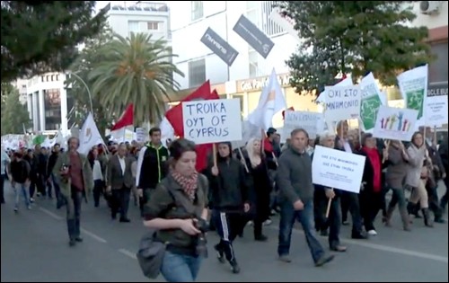 Cyprus: Working people must not pay for crisis of euro and capitalism ...