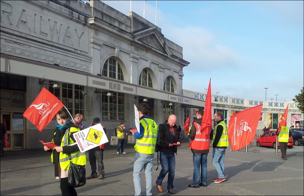Photos: Crossrail construction protests - Socialist Party