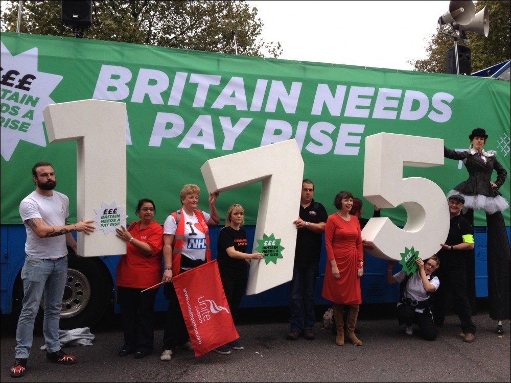 TUC 'Britain needs a pay rise' demo - Socialist Party