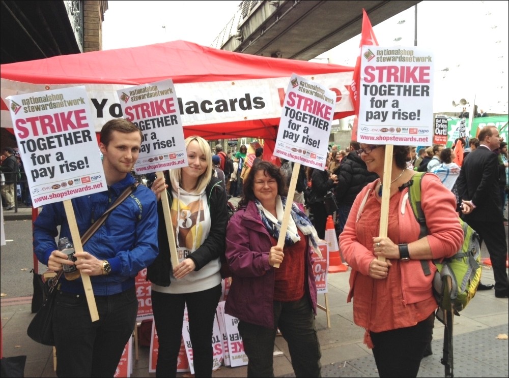 TUC 'Britain needs a pay rise' demo - Socialist Party