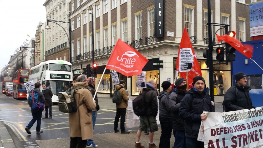 Protest wins reinstatement of Crossrail worker - Socialist Party
