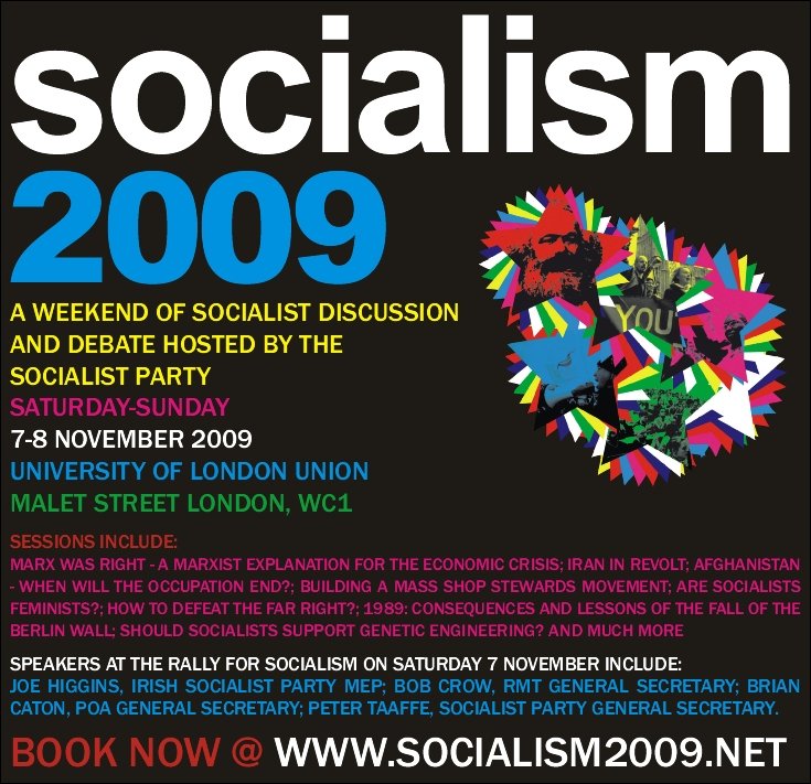 Socialism 2009: ideas to change the world - Socialist Party