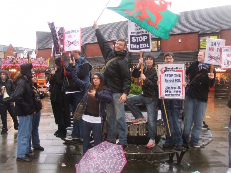 Racists - stay out of Wrexham! - Socialist Party