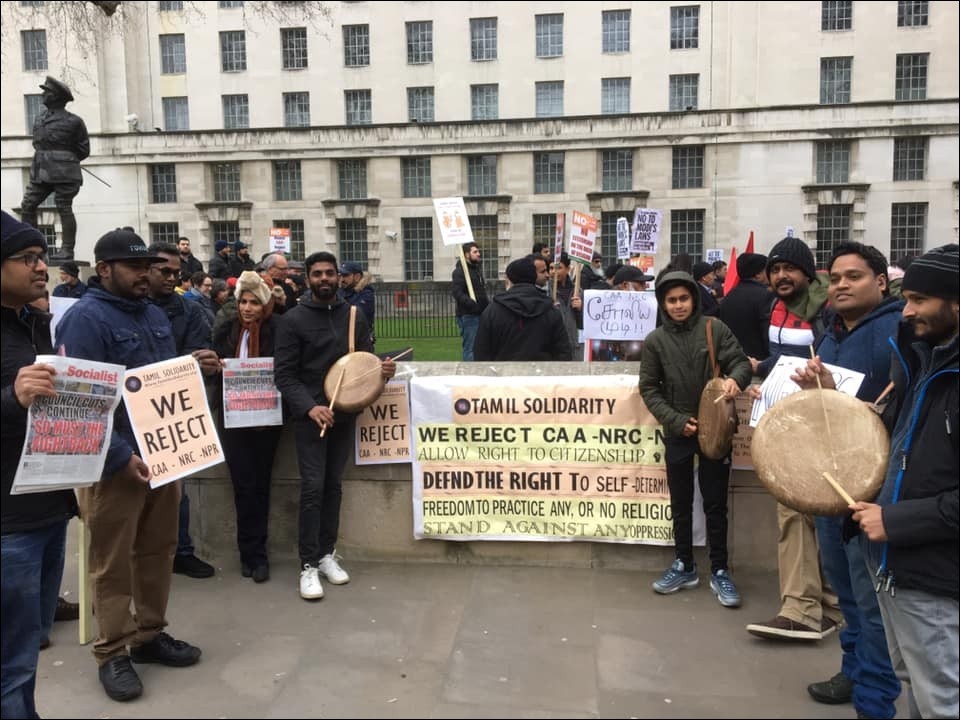 Protest against Modi's racist law - Socialist Party