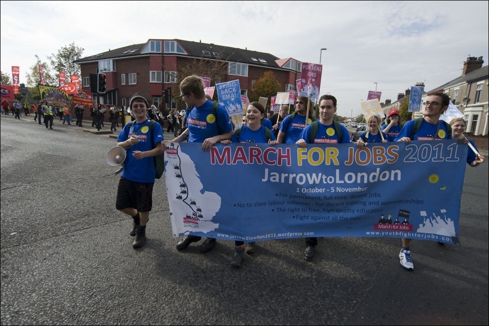 Socialist Party :: Jarrow March for Jobs 2011
