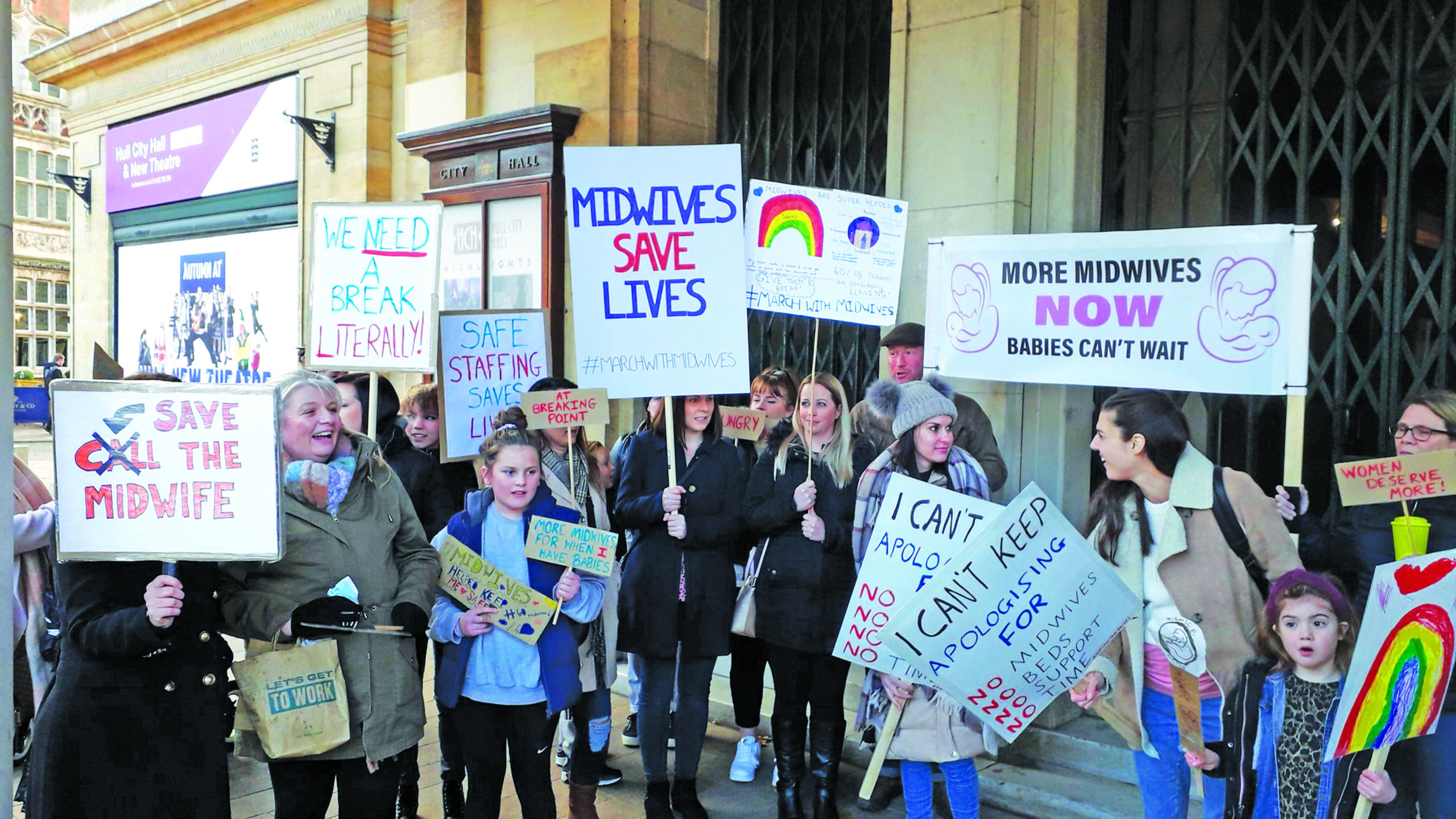 Midwives march against unsafe staffing and for adequate funding ...