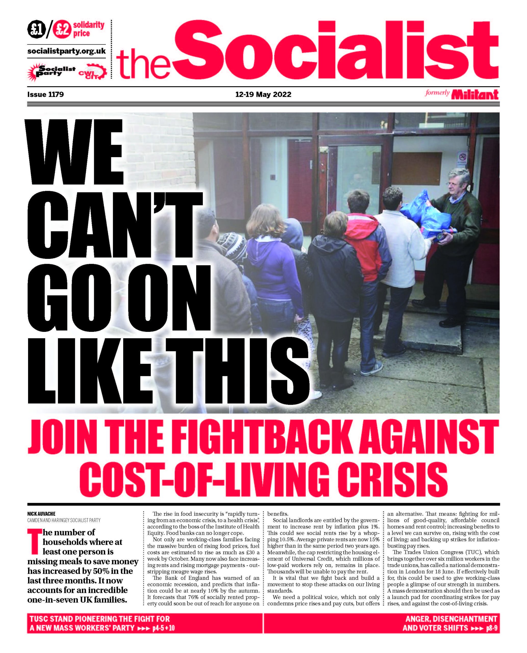 The Socialist issue 1179 - Socialist Party