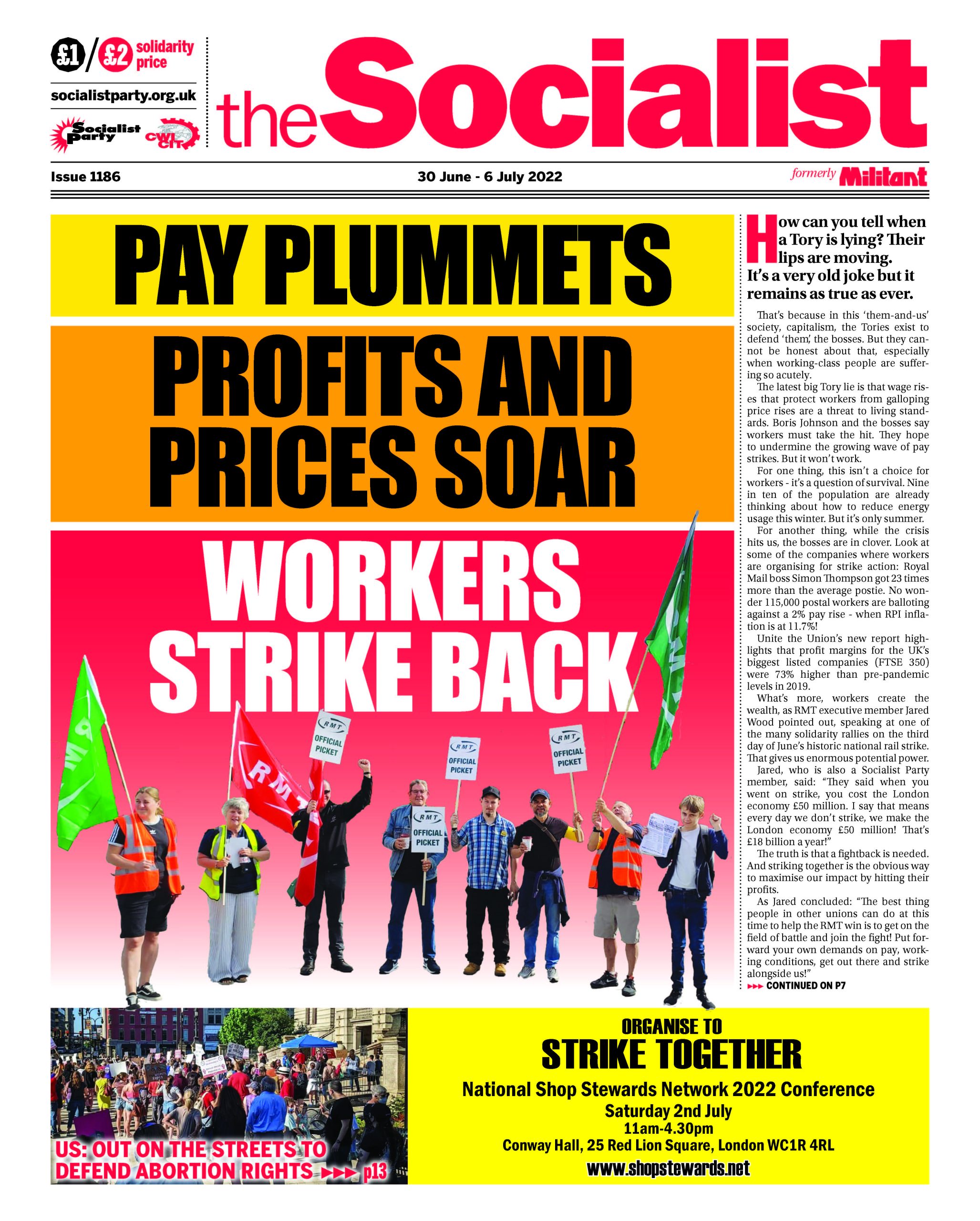 The Socialist issue 1186 - Socialist Party