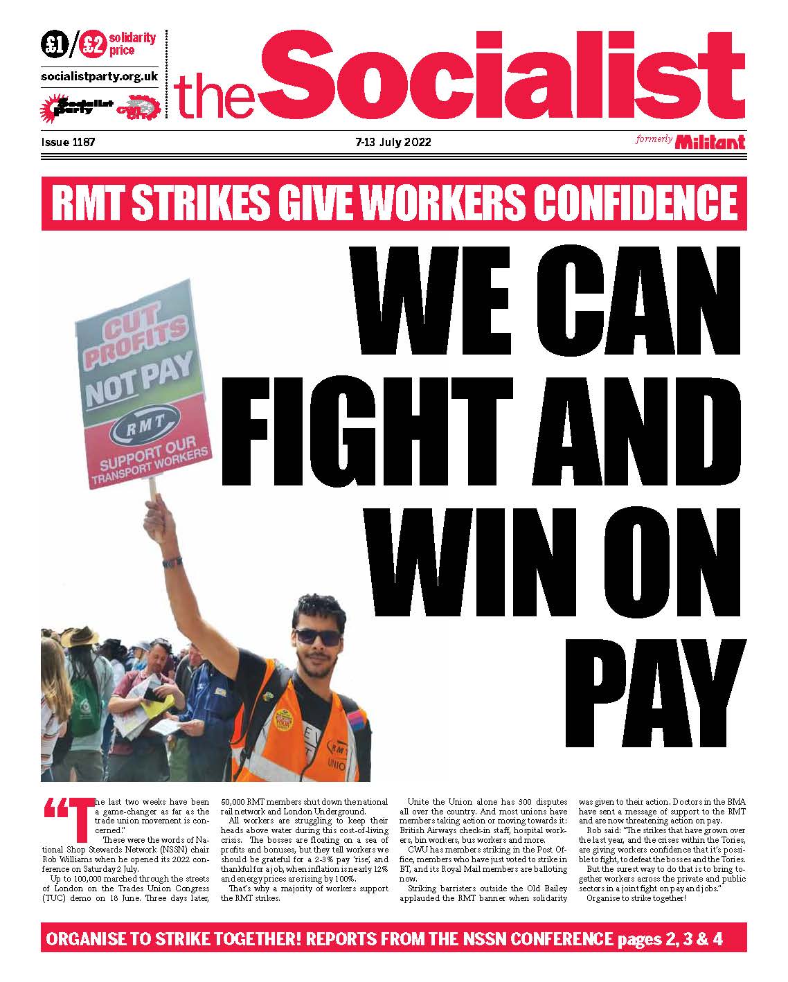 The Socialist issue 1187 - Socialist Party