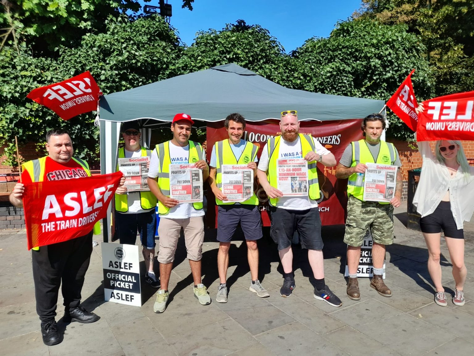 Aslef train drivers strike – growing mood for coordination - Socialist ...