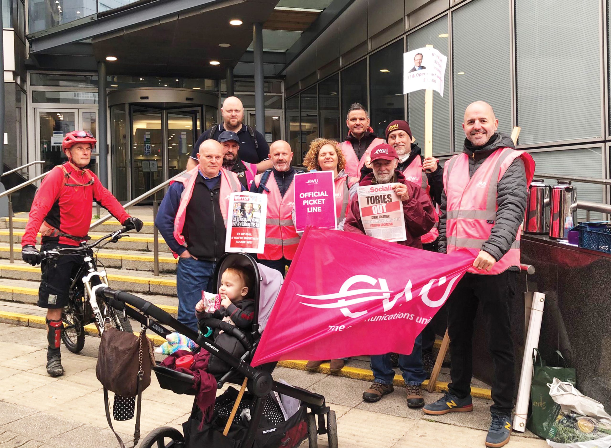 BT workers strike against ‘morally corrupt’ bosses and government ...