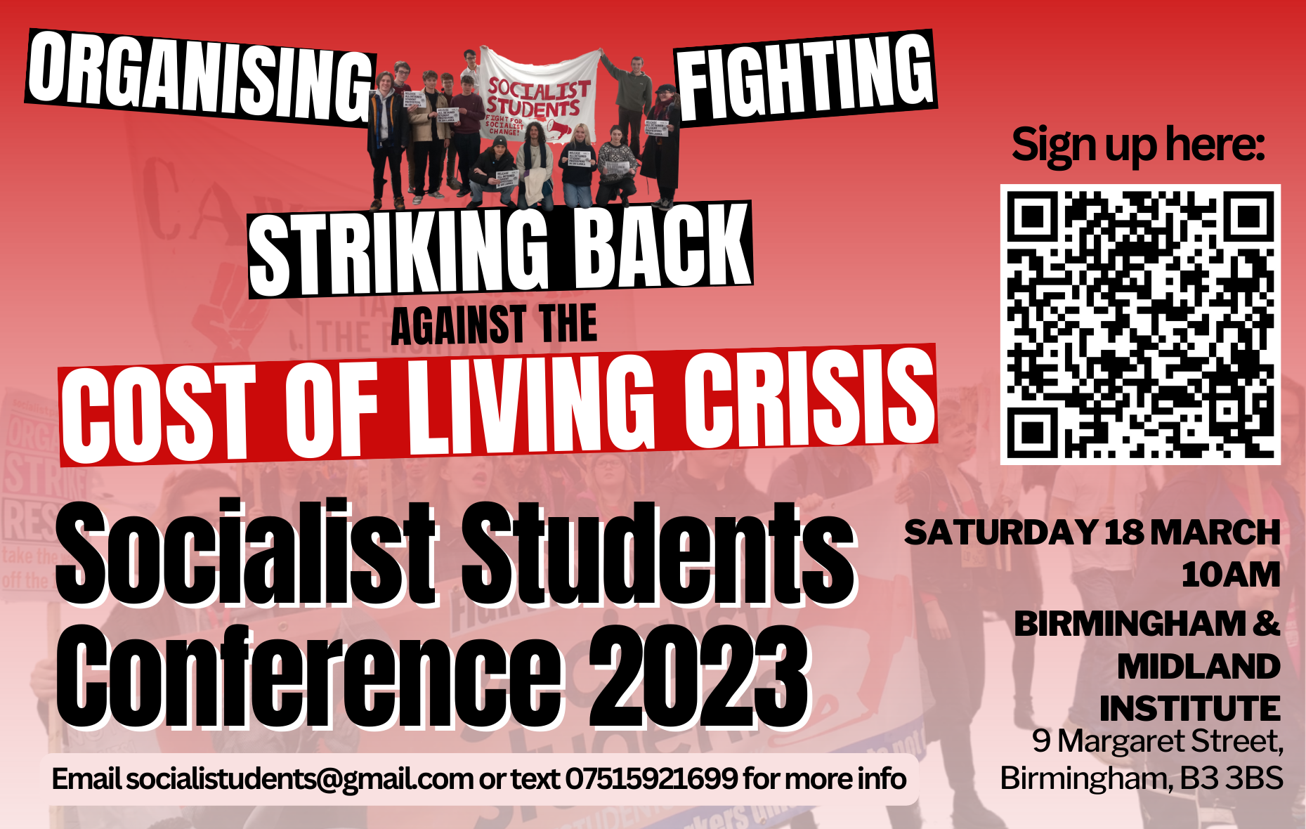Protests and cuts – come to Socialist Students conference - Socialist Party