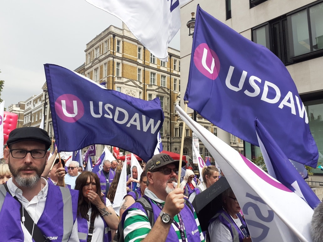 Usdaw: Strike wave leaves its mark on conference - Socialist Party