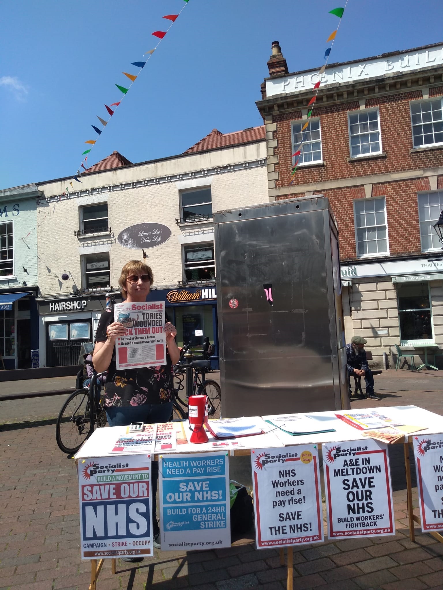 Increasing support for socialism at Salisbury campaign stalls ...