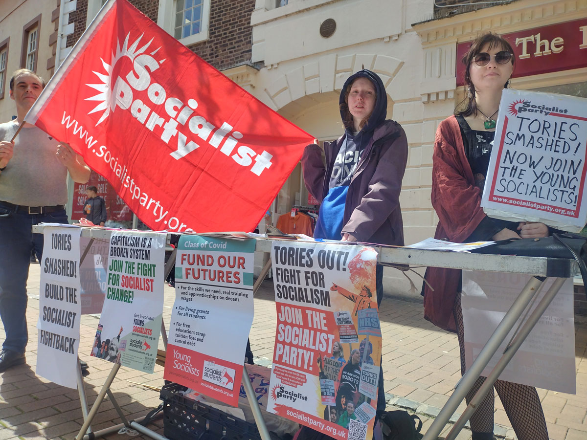 Socialist campaign stalls: Taking our ideas to the streets after the ...
