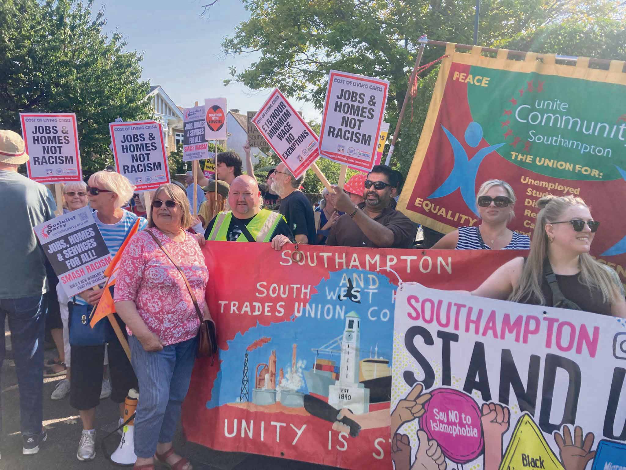 Southampton trade unionists mobilise to oppose far right - Socialist Party