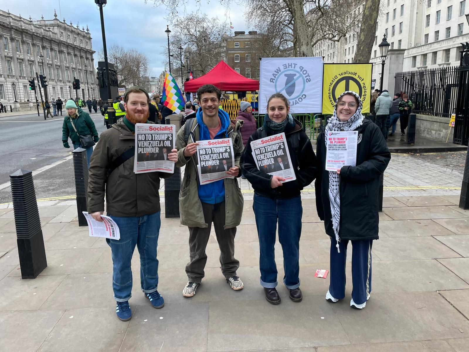 Venezuela solidarity protests and union model motion - Socialist Party