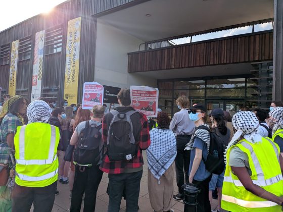 York students protest against far-right Restore Britain society ...