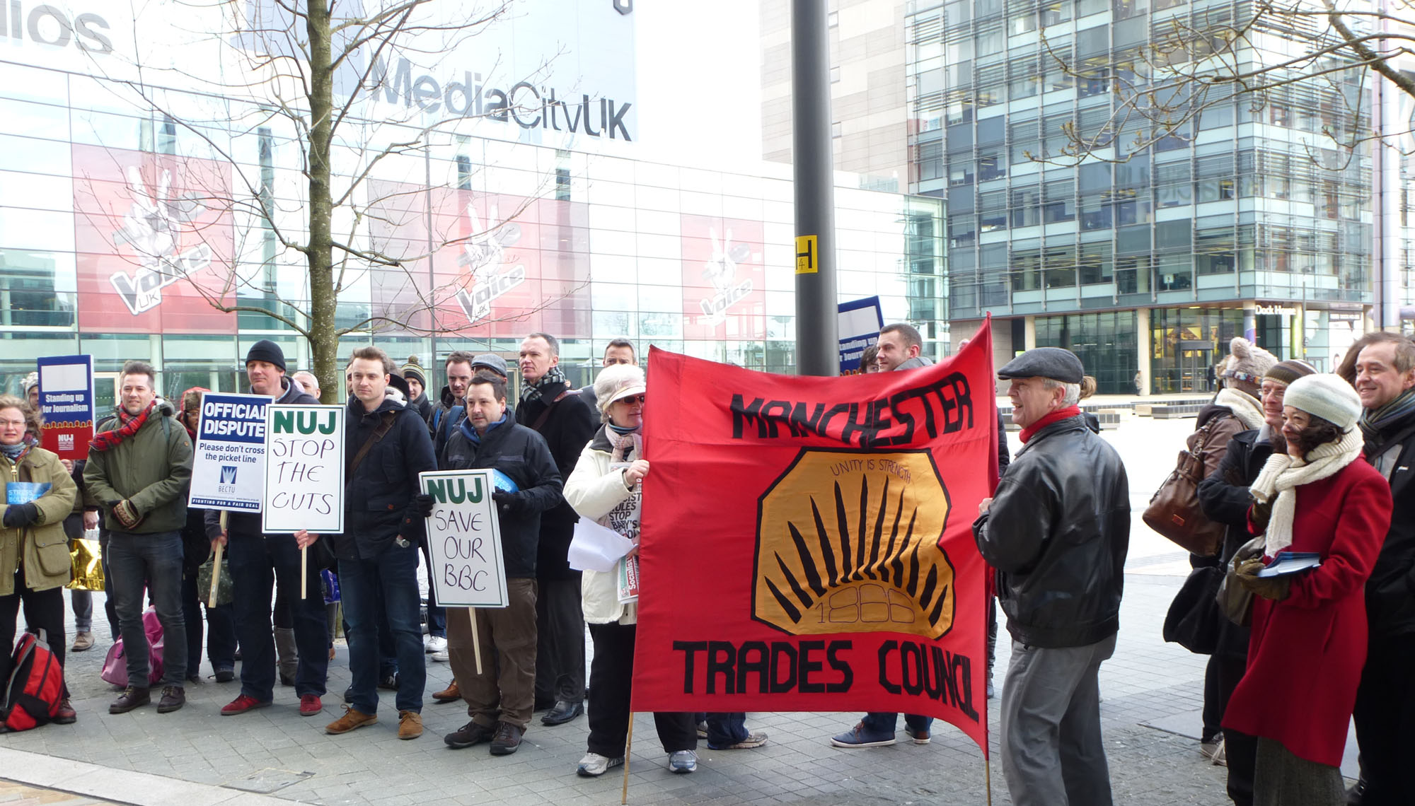 Pictures: BBC strike, Thursday 28th March - Socialist Party