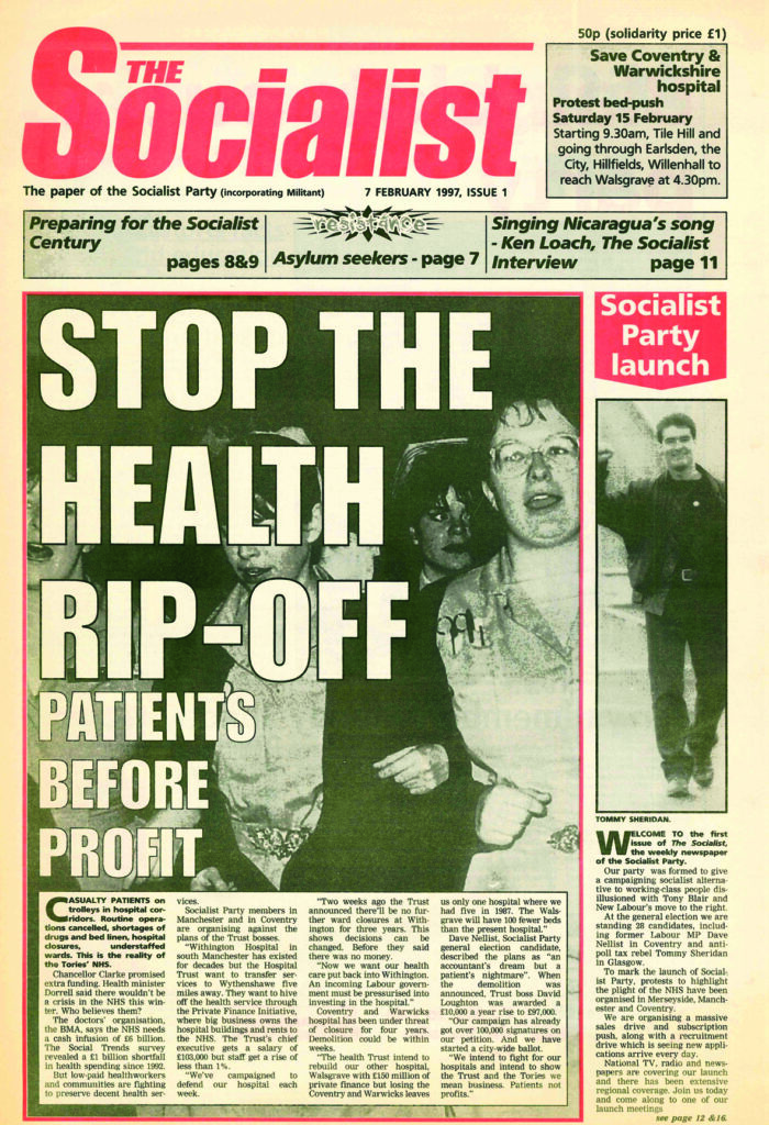 The Socialist: 20 years old and more important than ever - Socialist Party