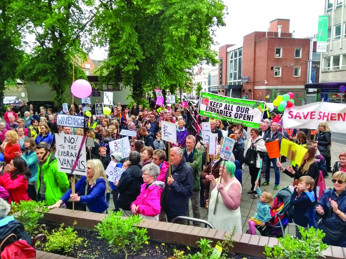 Save Essex libraries protest - Socialist Party