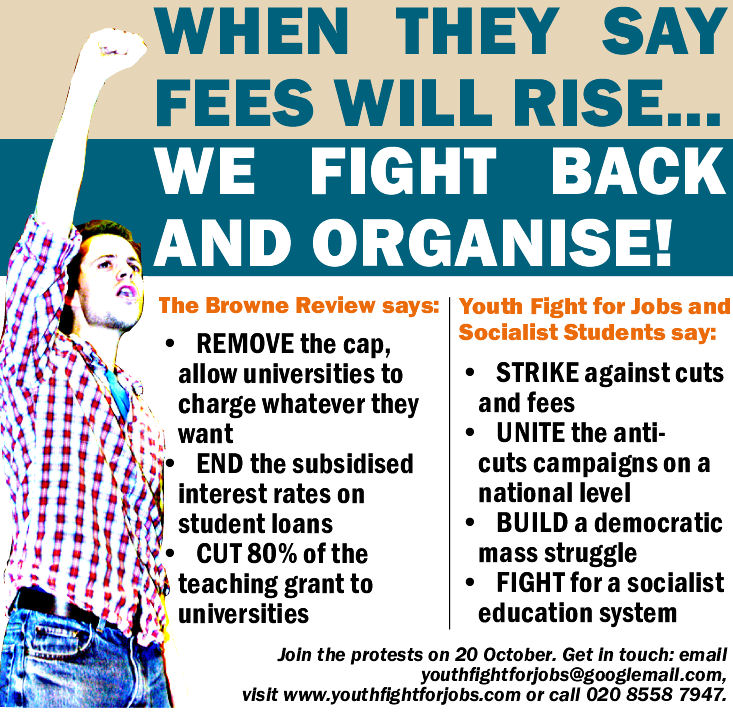 When they say fees will rise... we fight back and organise! - Socialist ...